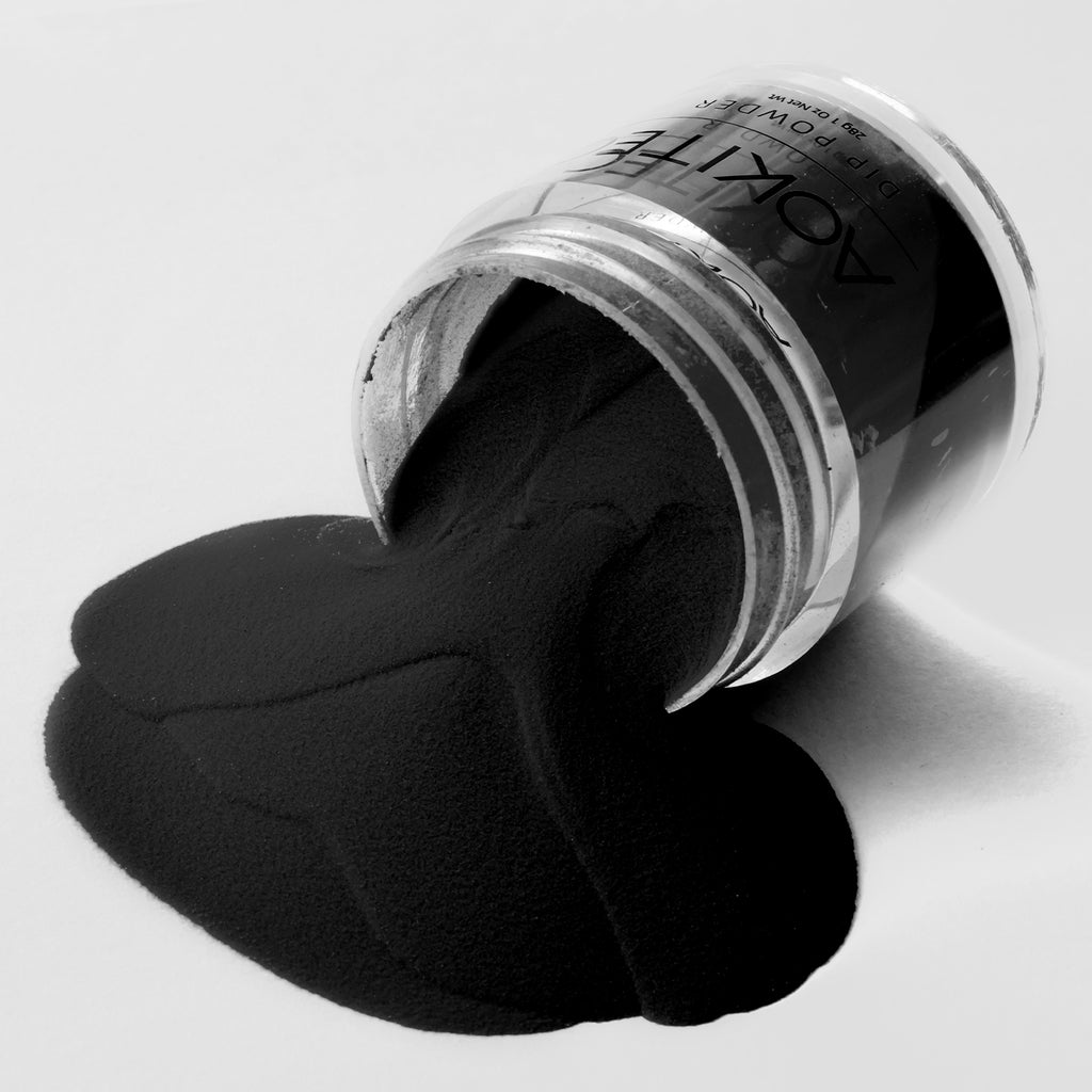 PLAIN BLACK-DIP POWDER 1 Oz – Aokitec Store